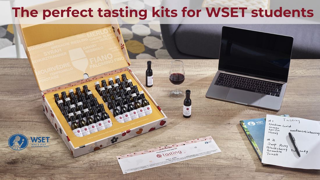 Wine tasting kit to take your WSET exam. – E-tasting USA